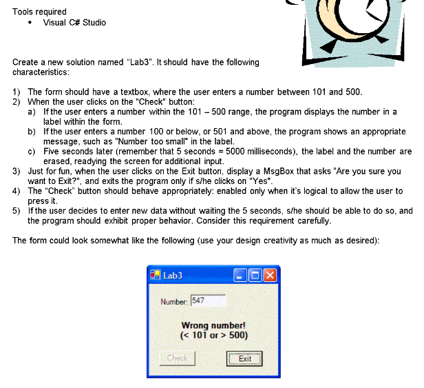 Solved Create a new solution named "Lab3". It should have | Chegg.com