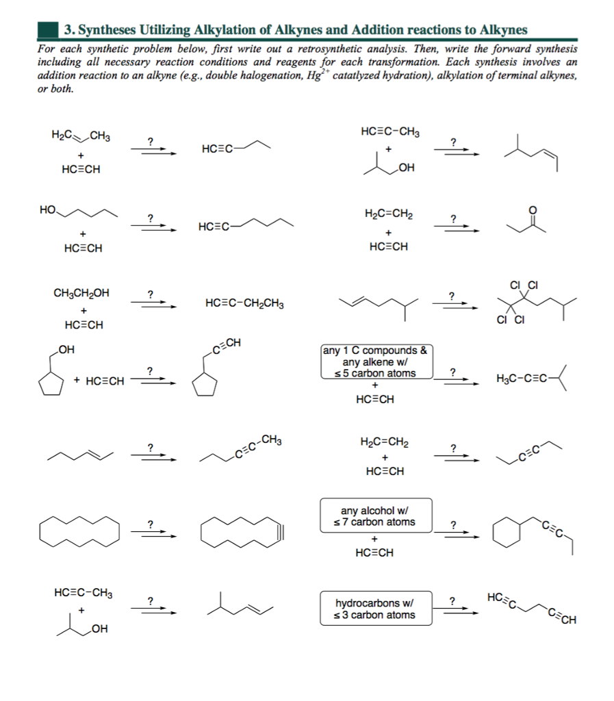 Solved For each synthetic problem below, first write out a | Chegg.com