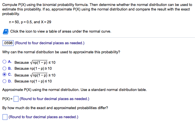 Solved Compute? P(X) using the binomial probability formula. | Chegg.com