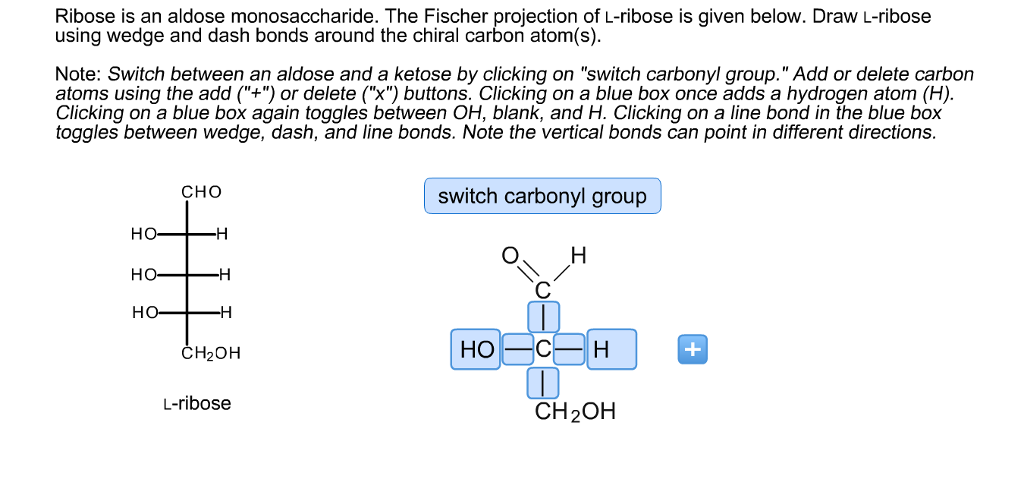 Solved Ribose is an aldose monosaccharide. The Fischer | Chegg.com