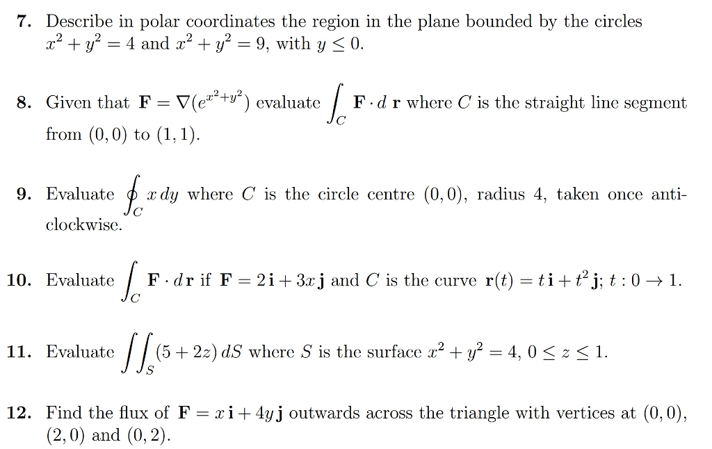 Solved Describe in polar coordinates the region in the plane | Chegg.com