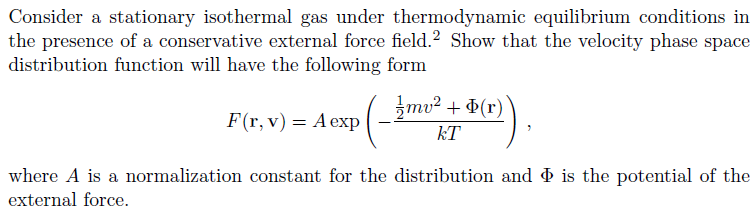 How to solve Boltzmann equation under equilibrium | Chegg.com