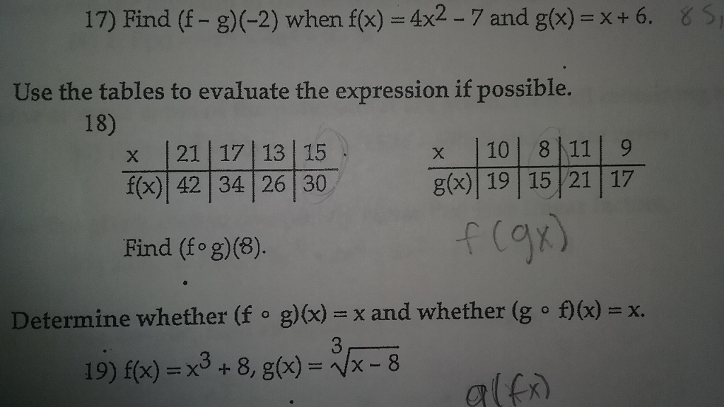 Solved ? Use tables to evaluate the expression if possible. | Chegg.com