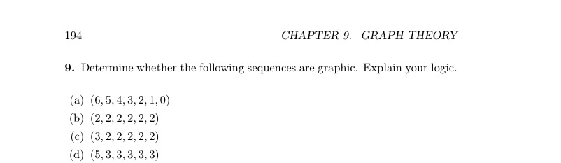 Solved Determine whether the following sequences are | Chegg.com