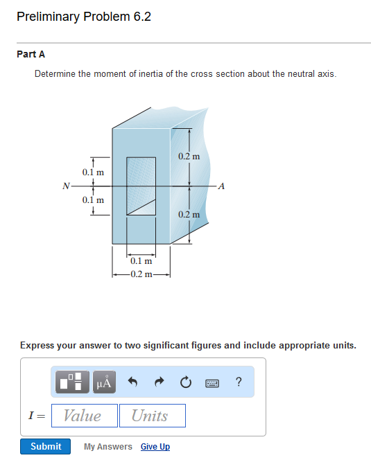 Solved Preliminary Problem 6.2 Part A Determine the | Chegg.com