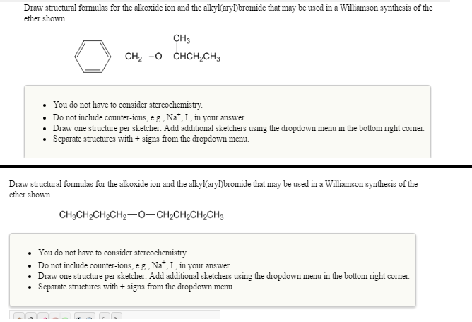 Solved Draw structural formulas for the alkoxide ion and the | Chegg.com