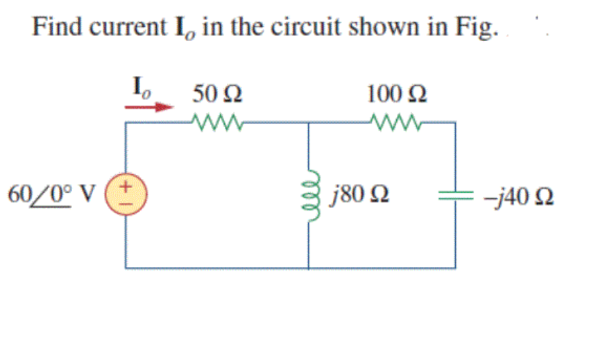 Solved Find current I_a in the circuit shown in Fig. | Chegg.com Solved Find current I_a in the circuit shown in Fig. | Chegg.com