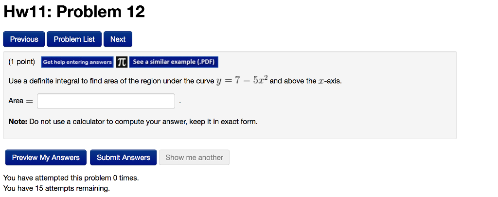 Solved Hw11: Problem 12 PreviouS Problem List Next Get help | Chegg.com