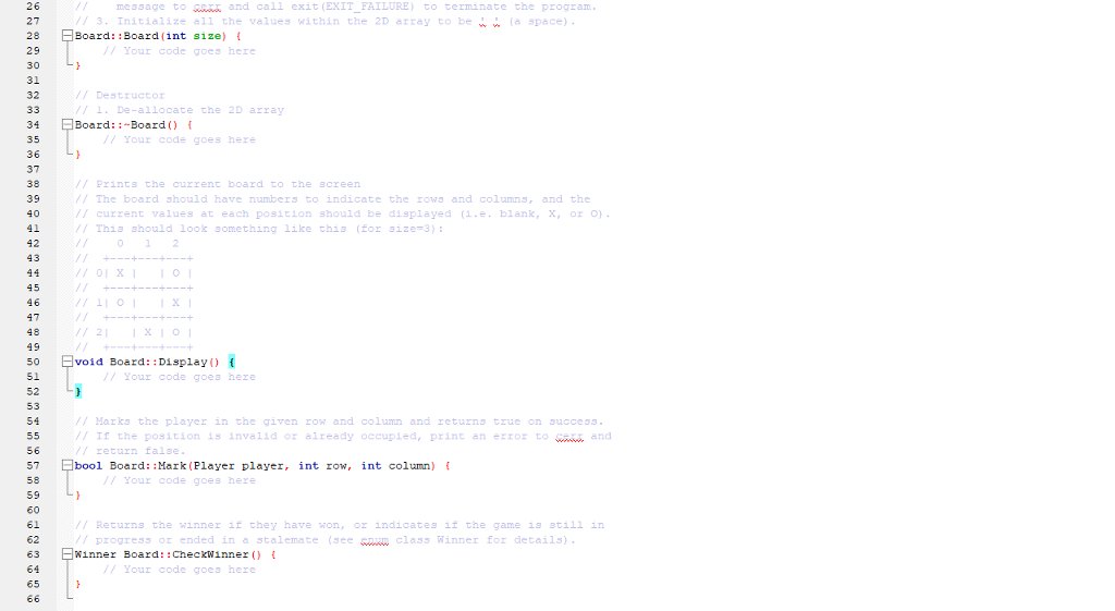 Solved You will be implementing a simple version of Tic Tac | Chegg.com