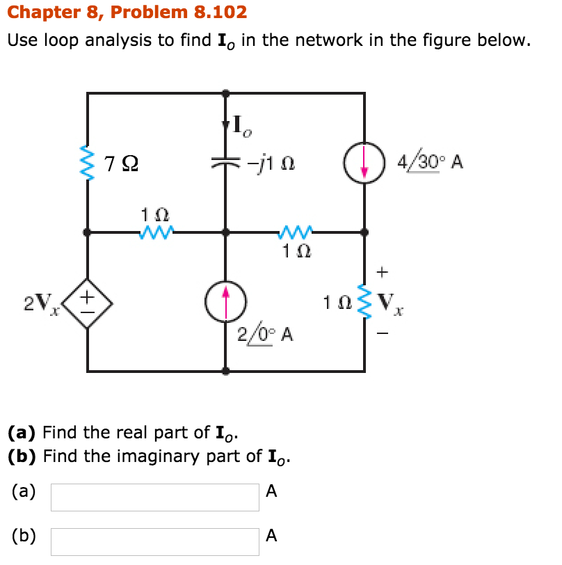 Solved Use loop analysis to find I_o in the network in the | Chegg.com