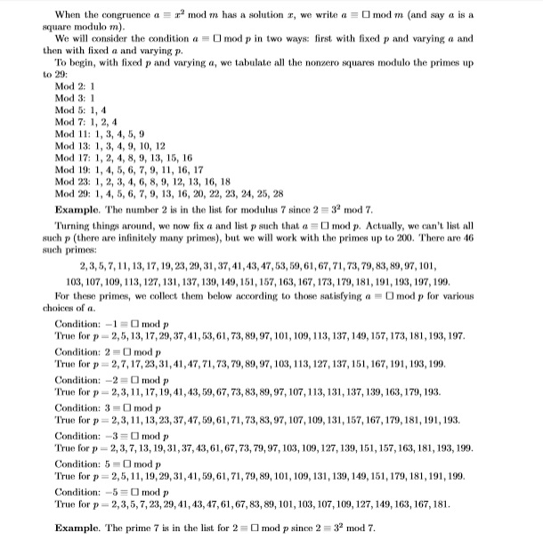 Square Modulo Sheet | Chegg.com