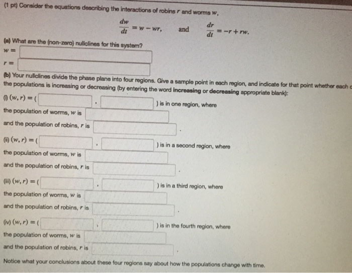 Solved Consider the equations describing the interactions of | Chegg.com Solved Consider the equations describing the interactions of | Chegg.com