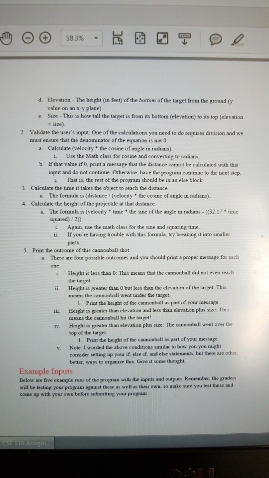 Solved 58.3% CSE 110: Principles of Programming Languages | Chegg.com