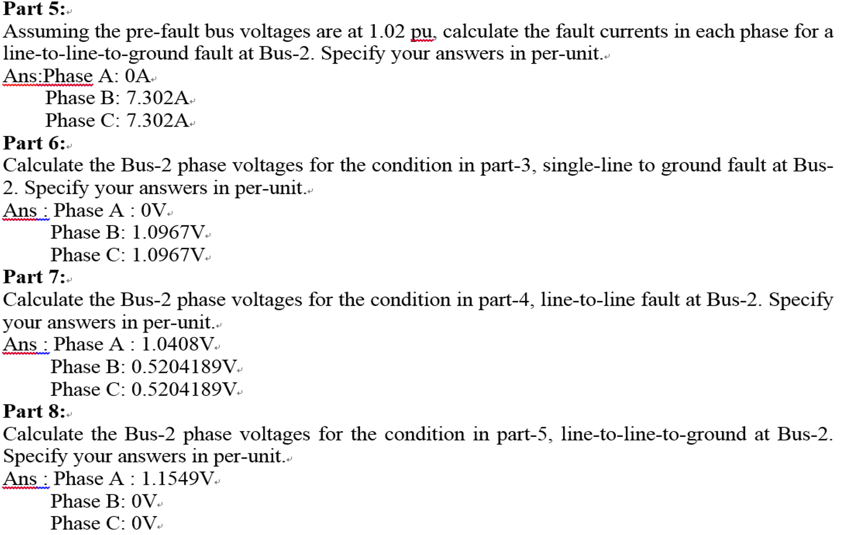 Solved Power System Analysis and Control Answer | Chegg.com