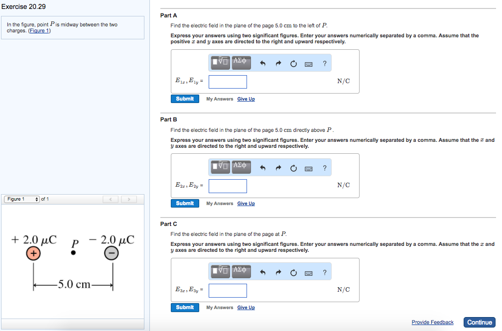 Solved In the figure, point P is midway between the two | Chegg.com