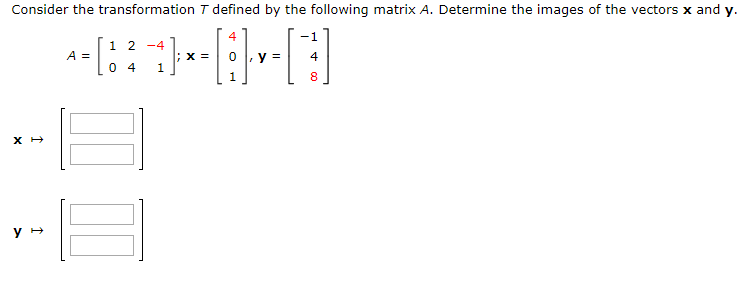 Solved Consider the transformation T defined by the | Chegg.com