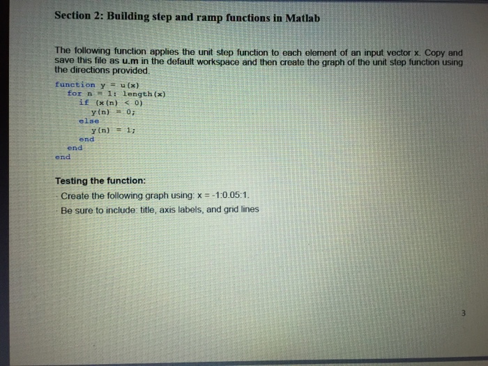 By using MATLAB First two pictures give you an | Chegg.com