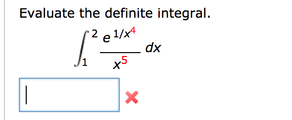 Solved Evaluate the definite integral. integral_1^2 | Chegg.com