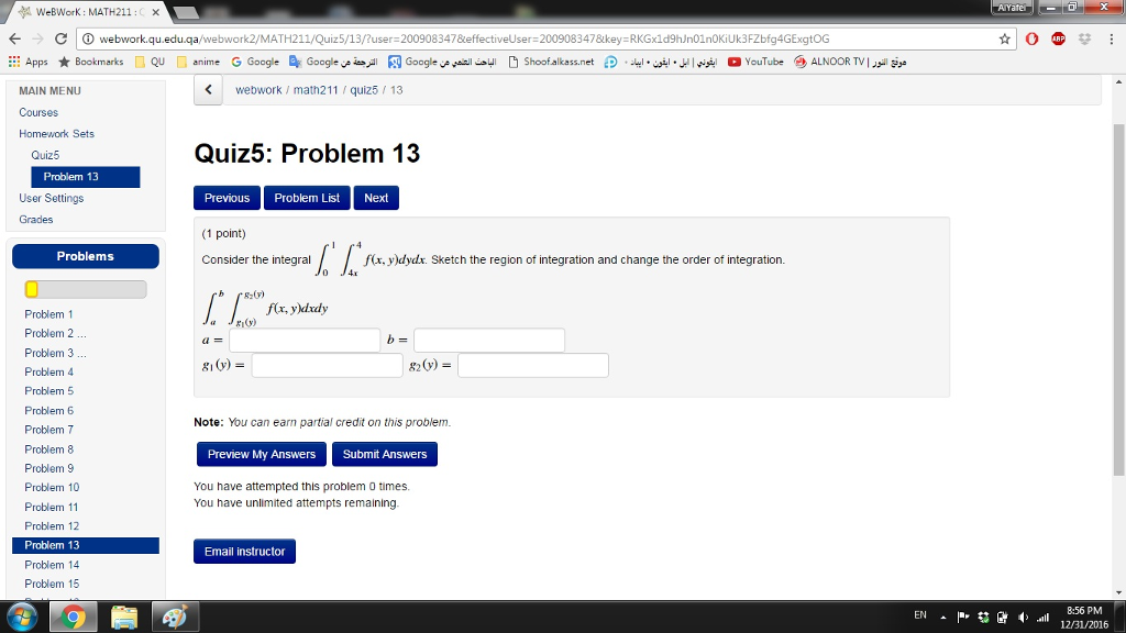 Solved Consider the integral integral^1_0 integral^4_4x f(x, | Chegg.com Solved Consider the integral integral^1_0 integral^4_4x f(x, | Chegg.com