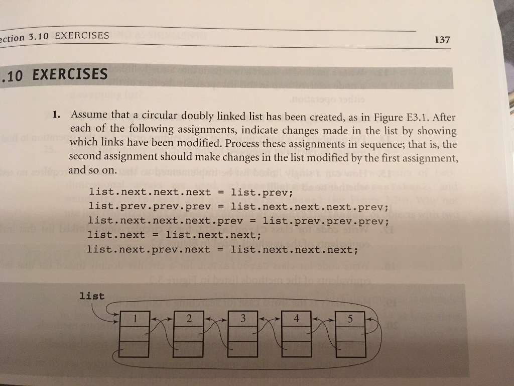 Solved Assume that a circular doubly linked list has been | Chegg.com