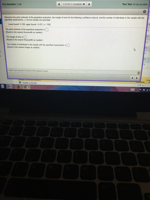 Solved Determine The Point Estimate Of The Population The