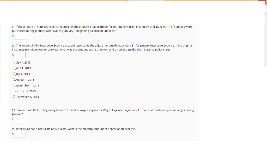 Solved Analyzing Accounts Using Adjusted Data Selected | Chegg.com