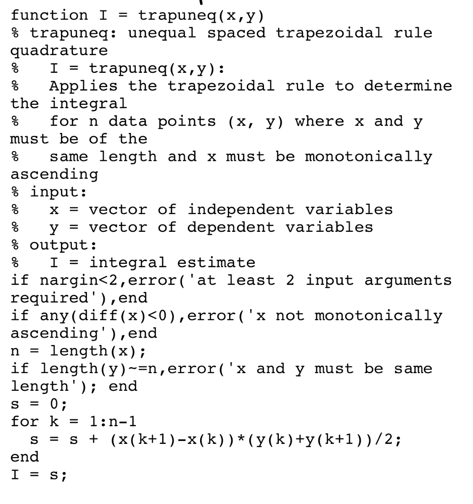 Solved I need this question answered in Matlab. Please show | Chegg.com