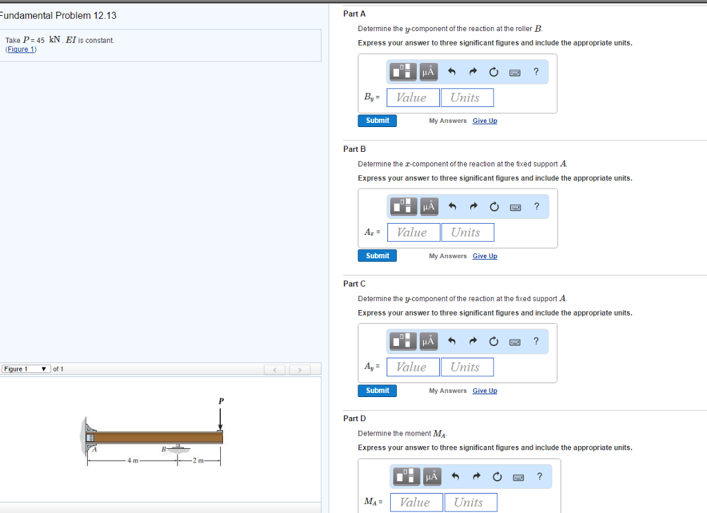 Solved Take P = 45 kN. EI is constant. Determine the | Chegg.com Solved Take P = 45 kN. EI is constant. Determine the | Chegg.com