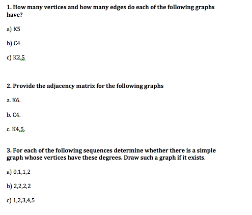 Solved How many vertices and how many edges do each of the | Chegg.com
