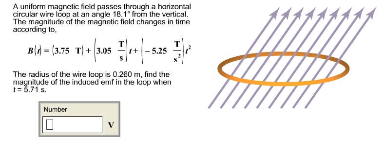 Solved A uniform magnetic field passes through a horizontal | Chegg.com