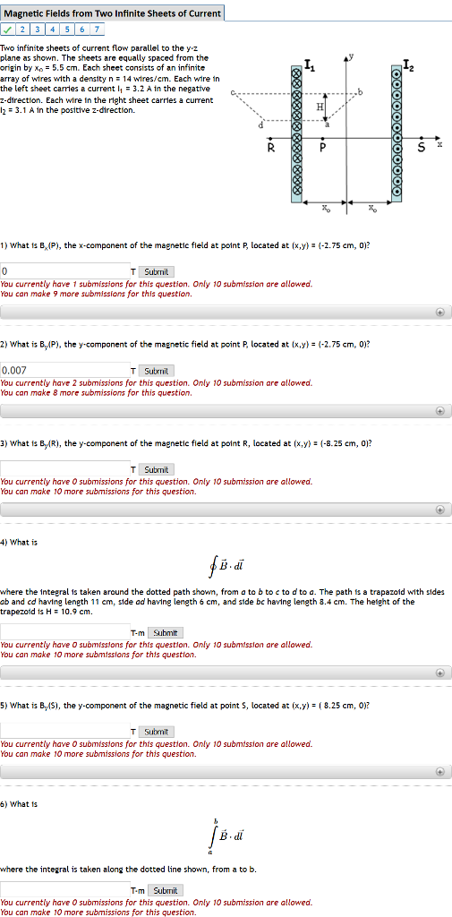 Solved Magnetic Fields from Two Infinite Sheets of Current | Chegg.com
