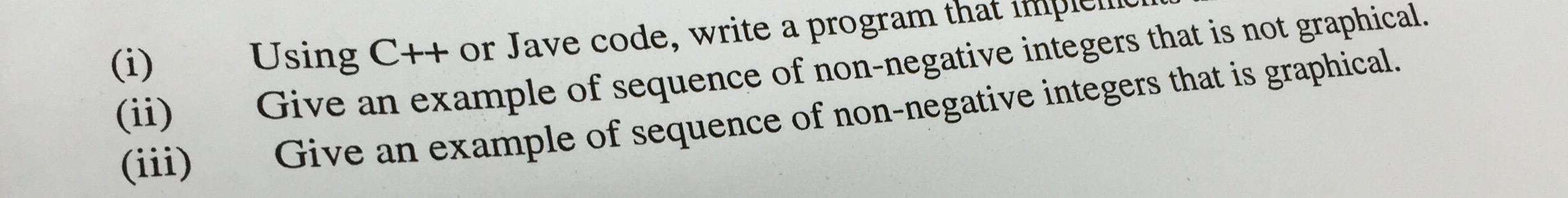 (ii) Give an example of sequence of non-negative | Chegg.com