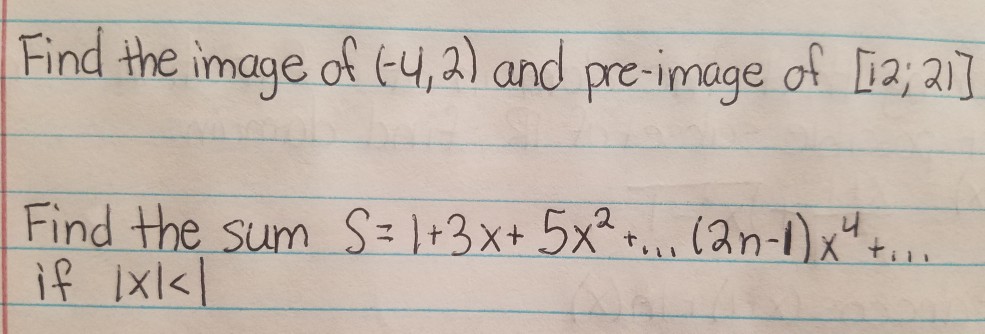 Solved Find the image of e,a) and preimage of a,a Find the | Chegg.com