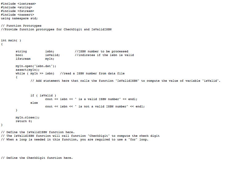 Solved Problem description: The Intemational Standard Book | Chegg.com