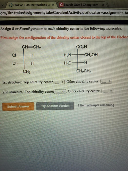 Solved Assign R or S configuration to each chirality center | Chegg.com Solved Assign R or S configuration to each chirality center | Chegg.com
