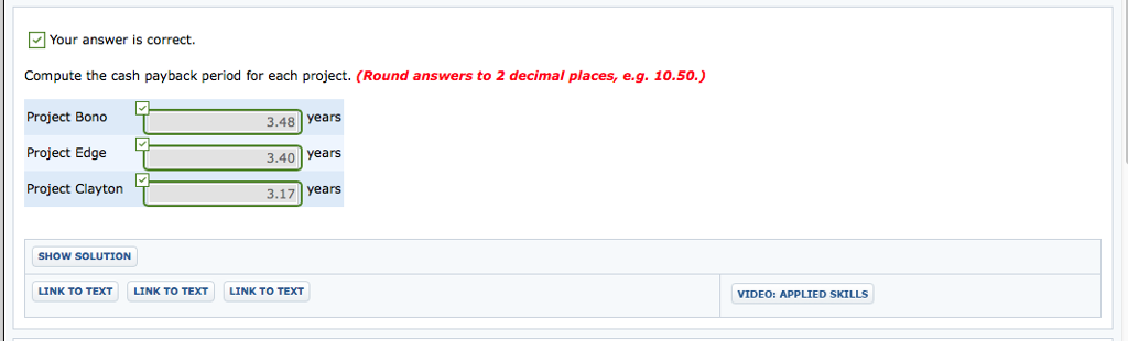 Solved Problem 26-1A U3 Company is considering three | Chegg.com