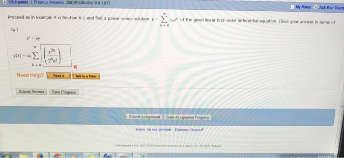 Proceed as in example 4 in section 6.1 and find a | Chegg.com Proceed as in example 4 in section 6.1 and find a | Chegg.com