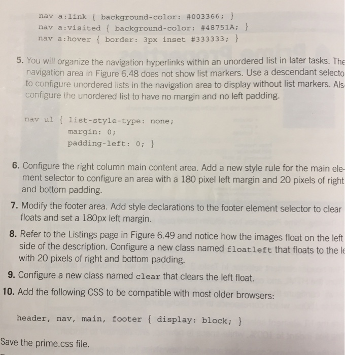 Solved this is prime project part 2 in Web development & | Chegg.com