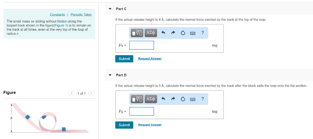 Solved Part C Constants | Periodic Table If the actual | Chegg.com