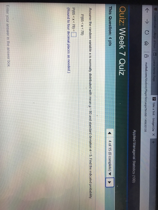 Solved Assume The Random Variable X Is Normally Distributed 1019