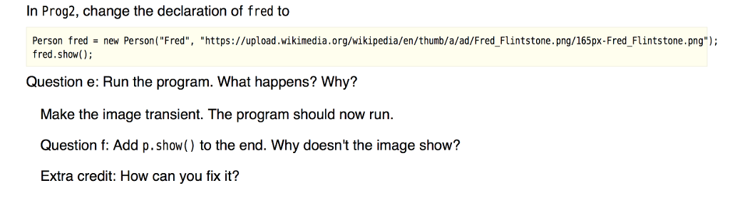 Solved Start with this Person class: import java.uti.* | Chegg.com