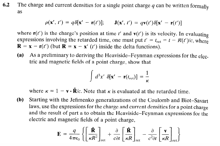 6.2 The charge and current densities for a single | Chegg.com 6.2 The charge and current densities for a single | Chegg.com