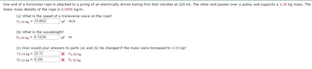 Solved One end of a horizontal rope is attached to a prong | Chegg.com