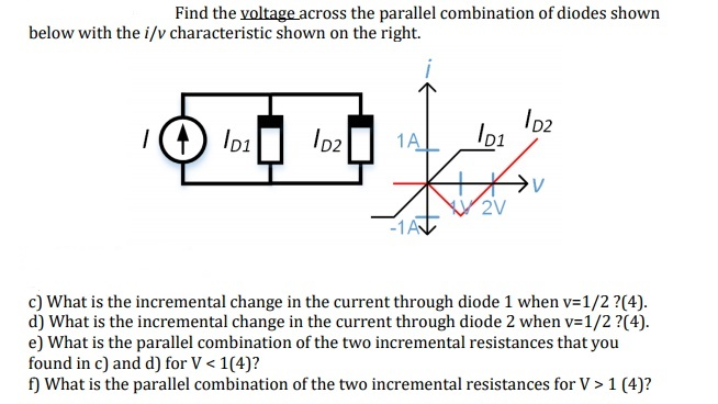 Solved Find the voltage across the parallel combination of | Chegg.com