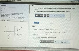 Solved Part D: what is the resultant velocity vector when | Chegg.com