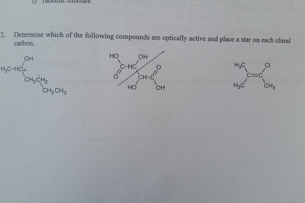 Solved Determine which of the following compounds are | Chegg.com