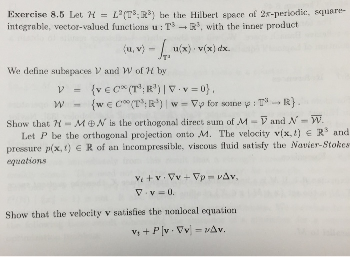 Solved Functional analysis question - regarding Hilbert | Chegg.com
