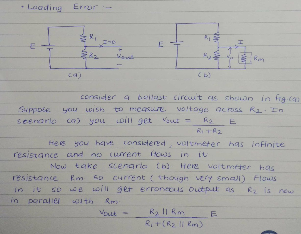 (Solved) - What is meant by “loading error” in a signal measurement? Also,... - (1 Answer ...