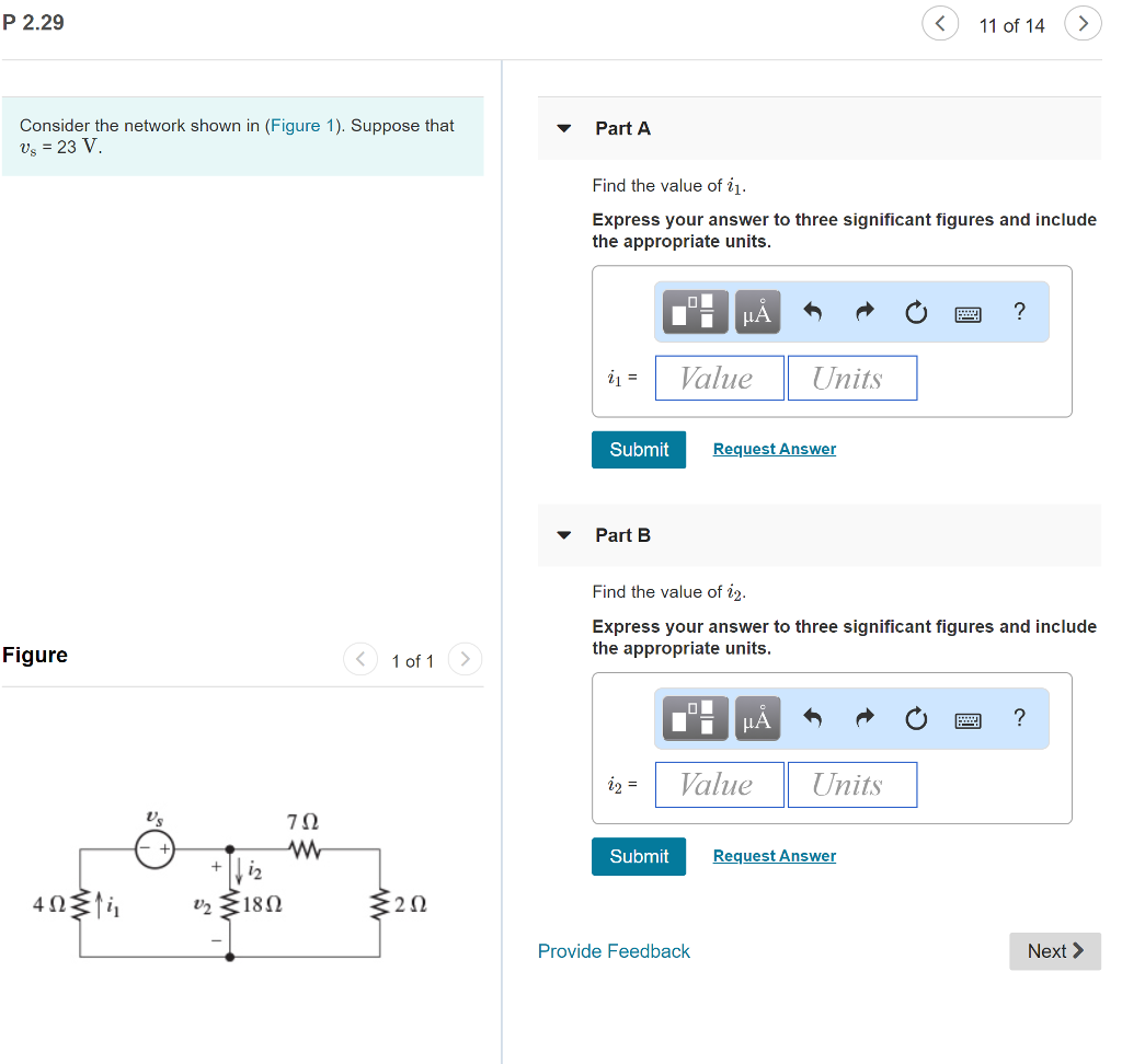 Solved P 2.29 11 of 14> Consider the network shown in | Chegg.com