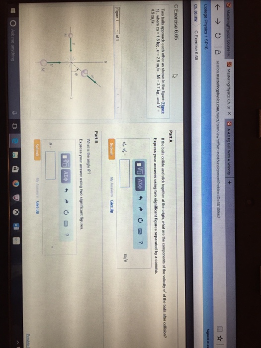 Solved Two balls approach each other as shown in the figure | Chegg.com